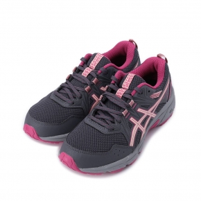 ASICS GEL-VENTURE 8 寬楦越野跑鞋 灰桃 1012A706-028 女鞋 - 鞋全家福