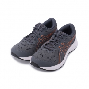 ASICS GEL-CONTEND 8 限定版舒適慢跑鞋 灰橘 1011B493-024 男鞋 - 鞋全家福