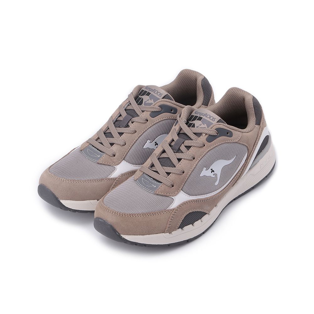 KANGAROOS R-3 復古運動鞋 淺棕 KM32391 男鞋 - 鞋全家福