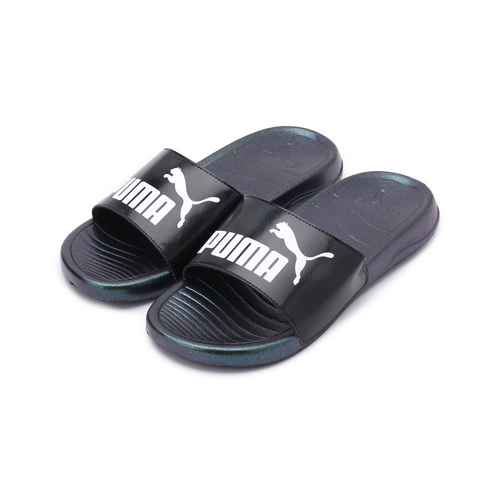 PUMA POPCAT 20 GIRLPOWER 亮面拖鞋 黑 39542102 男鞋 - 鞋全家福