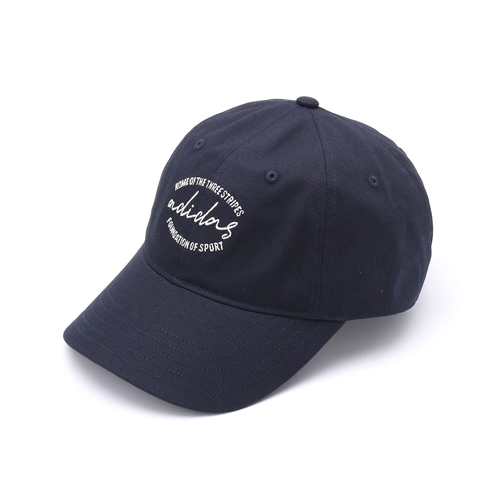 ADIDAS DAD CAP EMBR 棒球帽 深藍 IY7692 - 鞋全家福